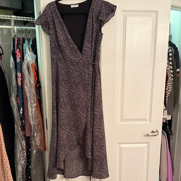 Mod Ref | Dresses | Mod Ref Elegant Black And White High Low Dress ...